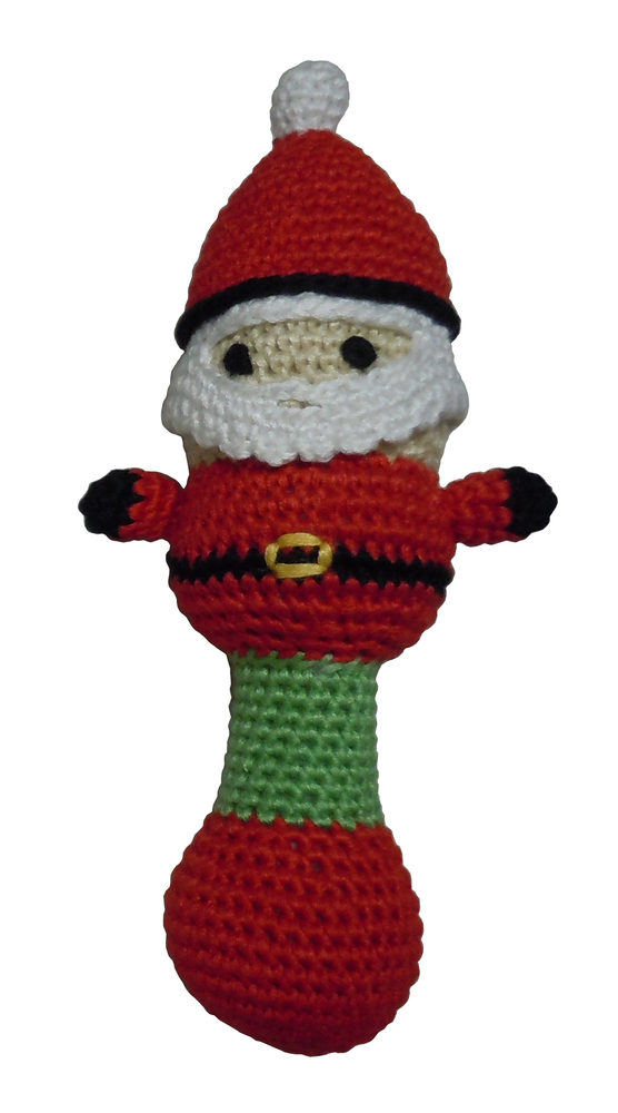 amikins Santa Rattle, Red | Rattles